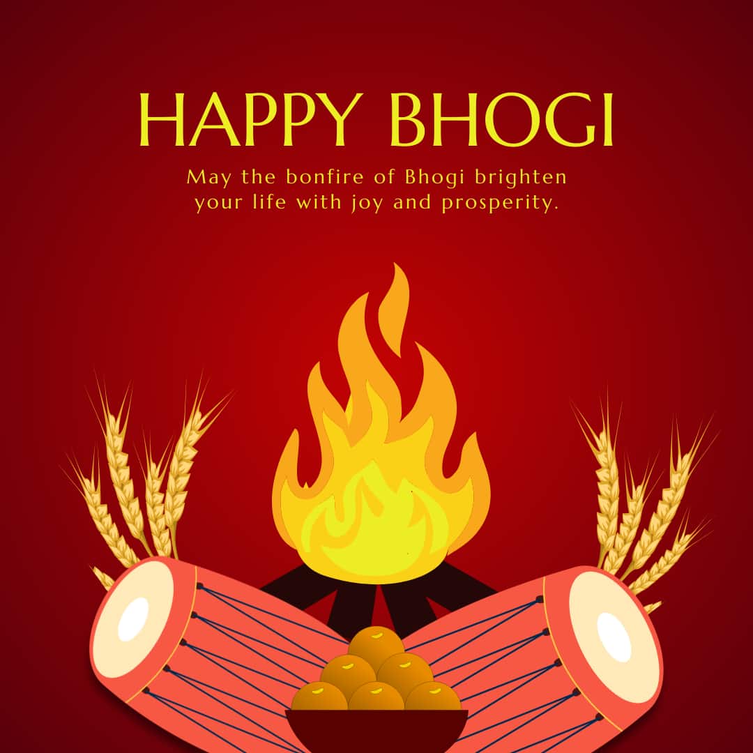 Happy Bhogi 2026: 40+ Images, Quotes, and Greetings to Celebrate the ...