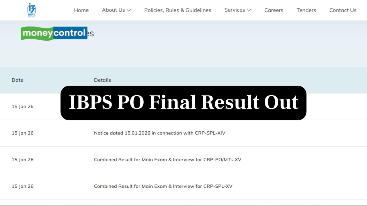 IBPS PO Final Result 2025-26 Out at ibps.in, Direct Link Here