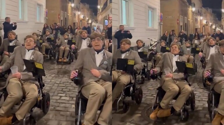Spanish carnival performers dress as Stephen Hawking to raise ALS ...