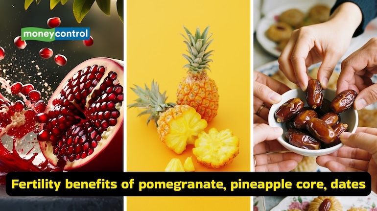 Pineapple core, pomegranate seeds, dates diet: Which viral fertility ...