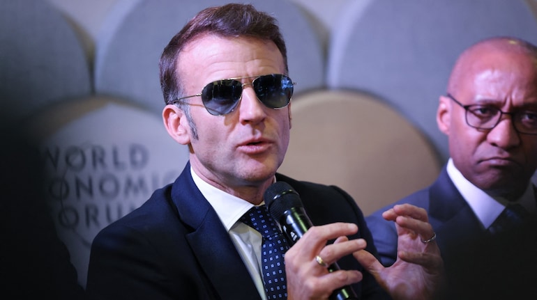 Eye injury or something else? Why Macron’s quirky look at Davos has ...