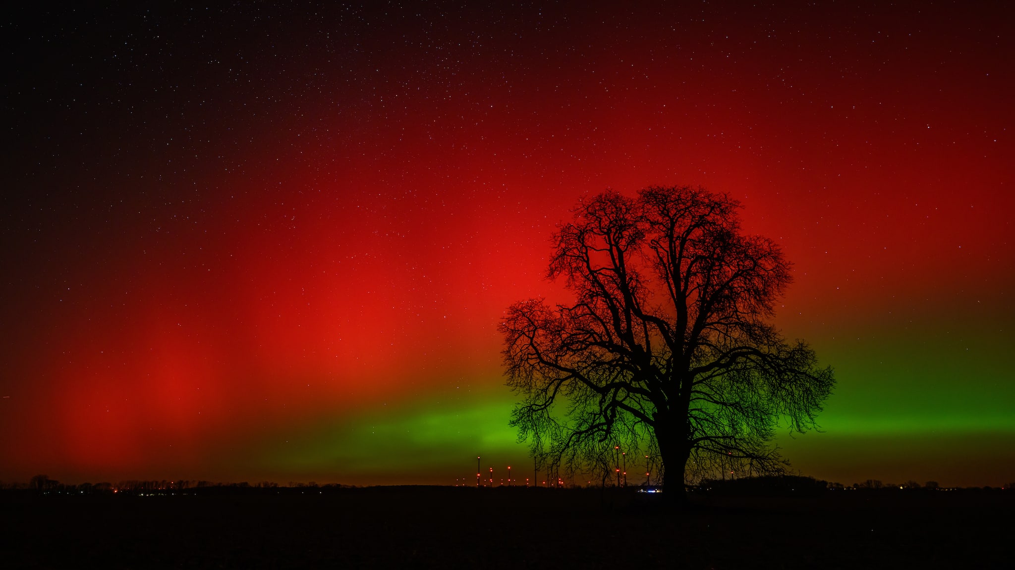 Largest solar storm in over 20 years lights up skies with rare auroras ...