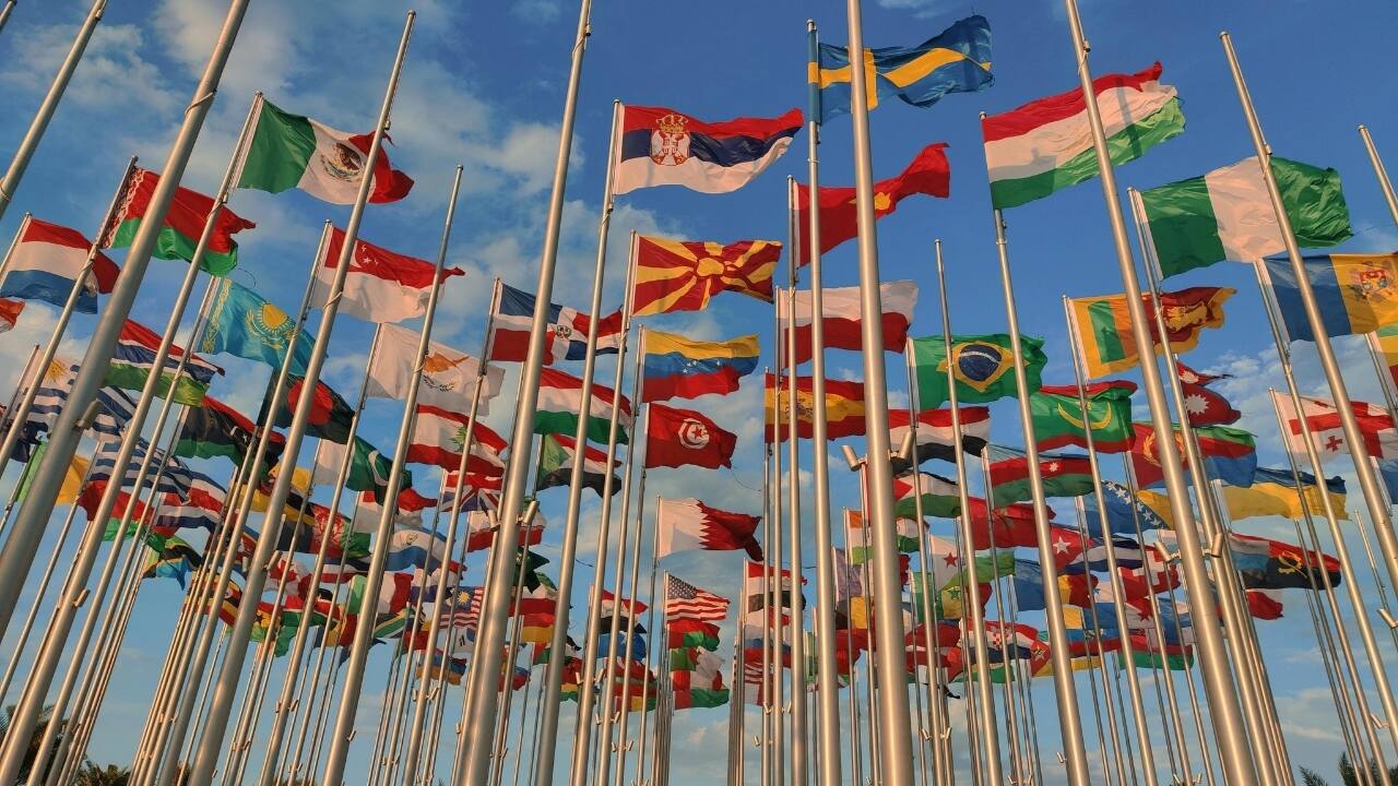 The real reason why almost no country has purple in its national flag