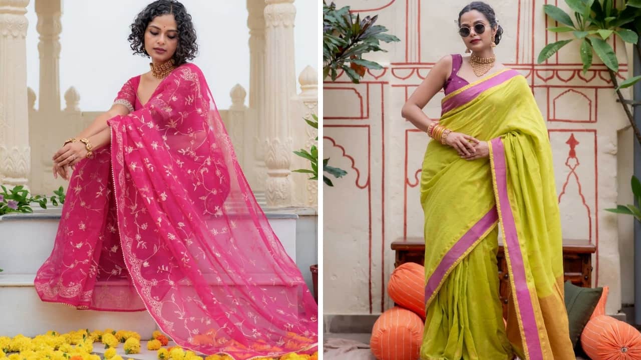 Basant Panchmi style guide: How to wear spring sarees with ease ...