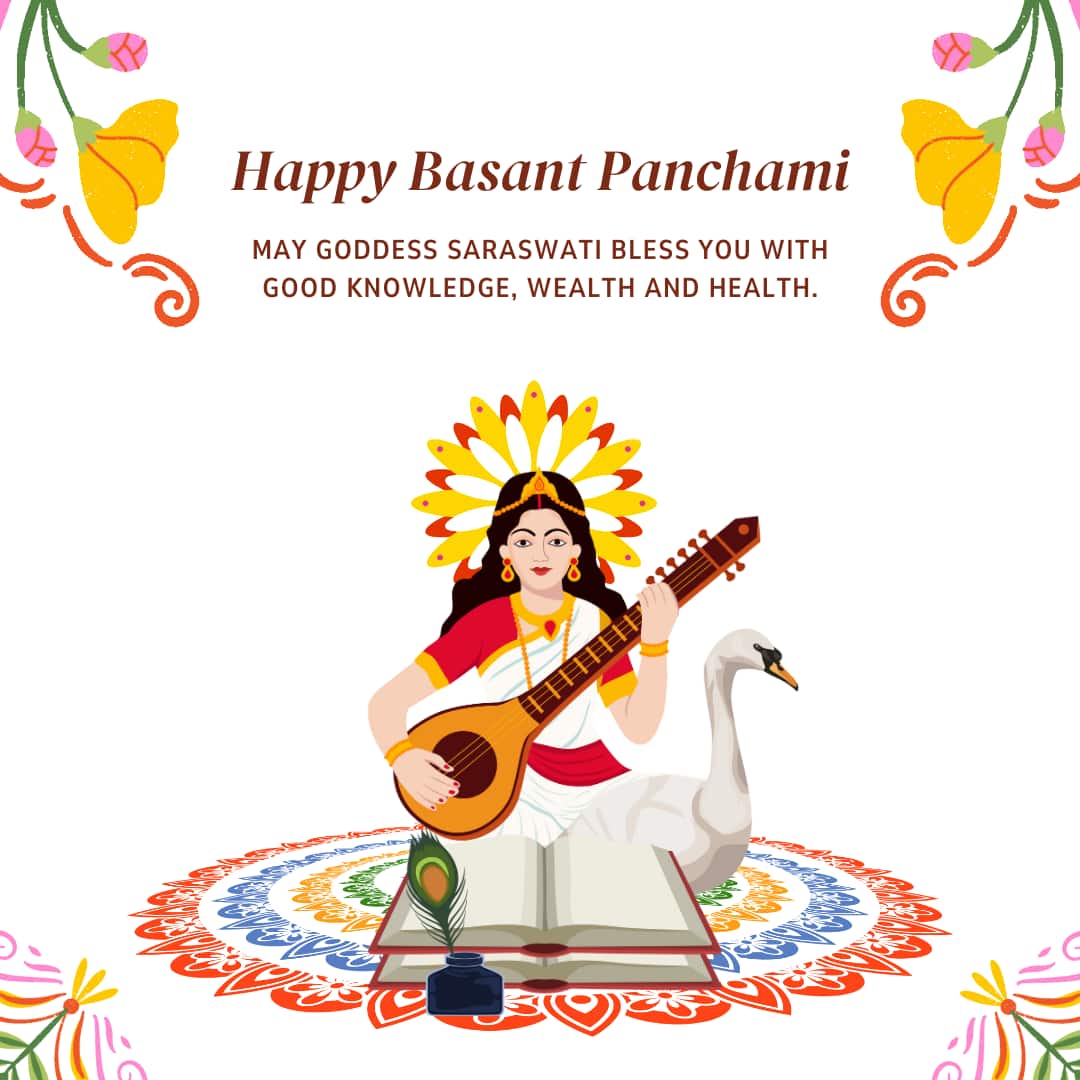 Happy Basant Panchami Wishes: 50+ Images, Messages, Greetings & Quotes ...