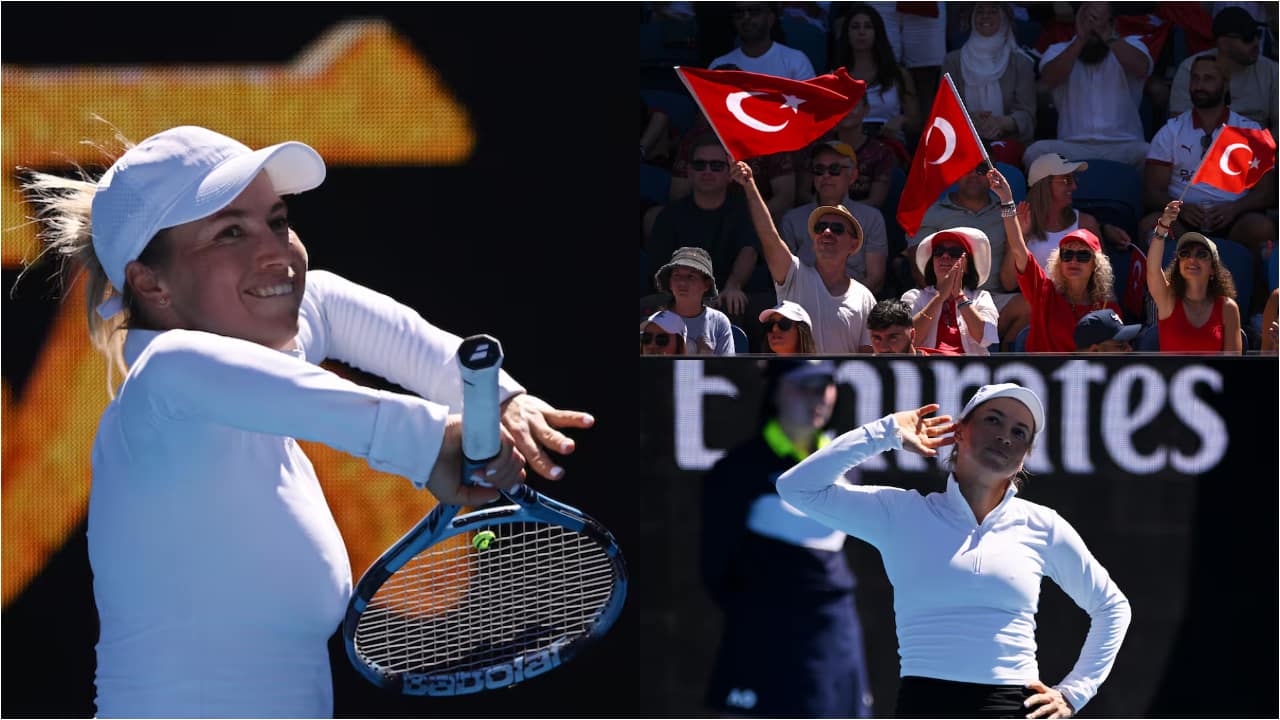 Australian Open: Yulia Putintseva mocks Turkish fans, dances ...
