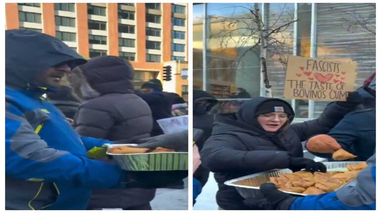 Indian restaurant hands out free samosas at ICE protest in Minneapolis ...