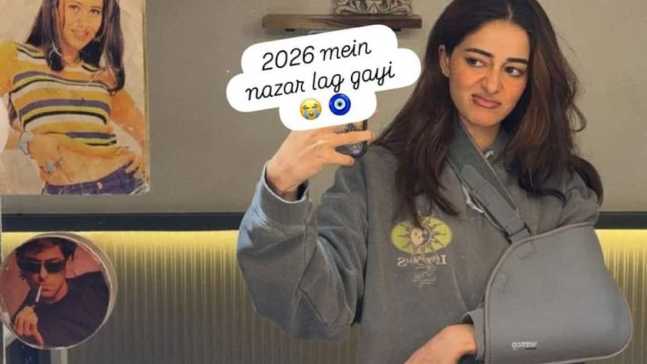 Ananya Panday starts 2026 in an arm sling, jokes '2026 mein nazar lag ...