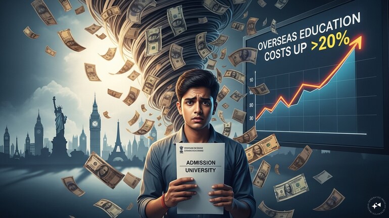 Overseas education costs jump over 20% in a year as rupee slides