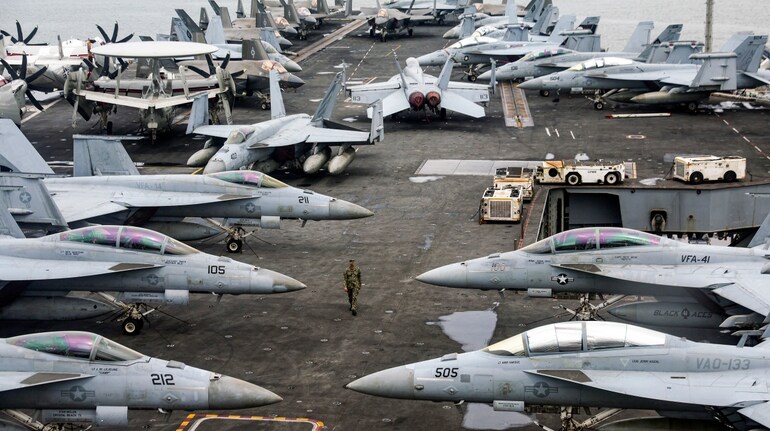 USS Abraham Lincoln near Iran: Can Tehran really sink American Armada ...