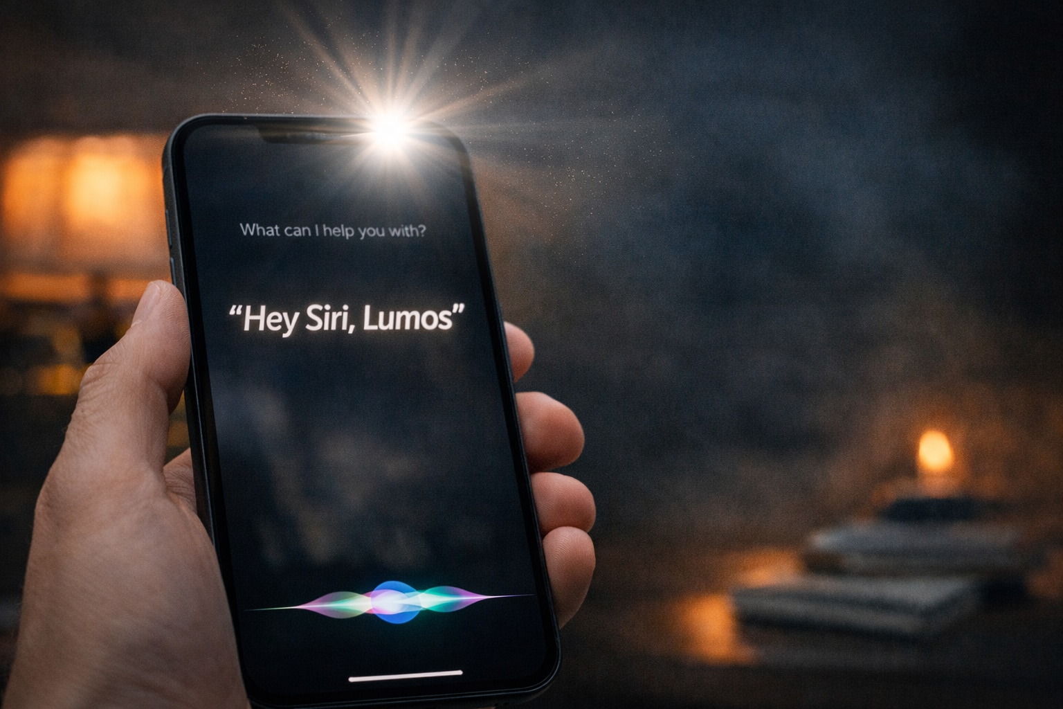 Say “Hey Siri, Lumos” and your iPhone’s torch will turn on instantly