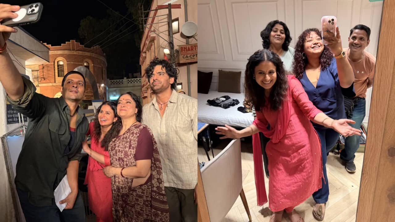 Rasika Dugal wraps Mirzapur movie shoot, shares BTS moments with team ...