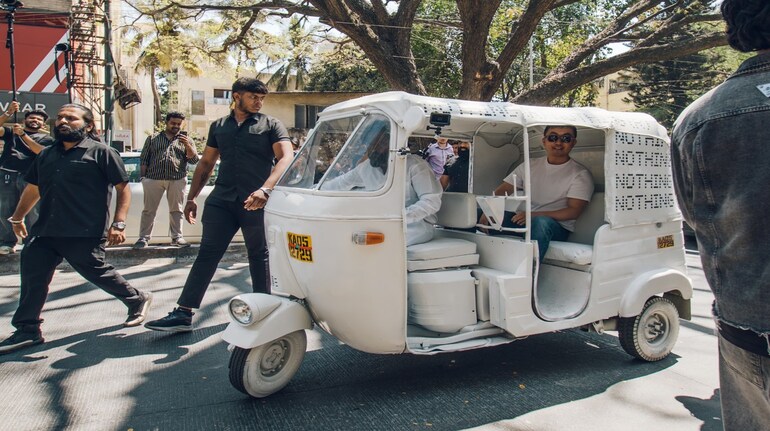 Nothing CEO Carl Pei arrives in autorickshaw for Bengaluru flagship ...