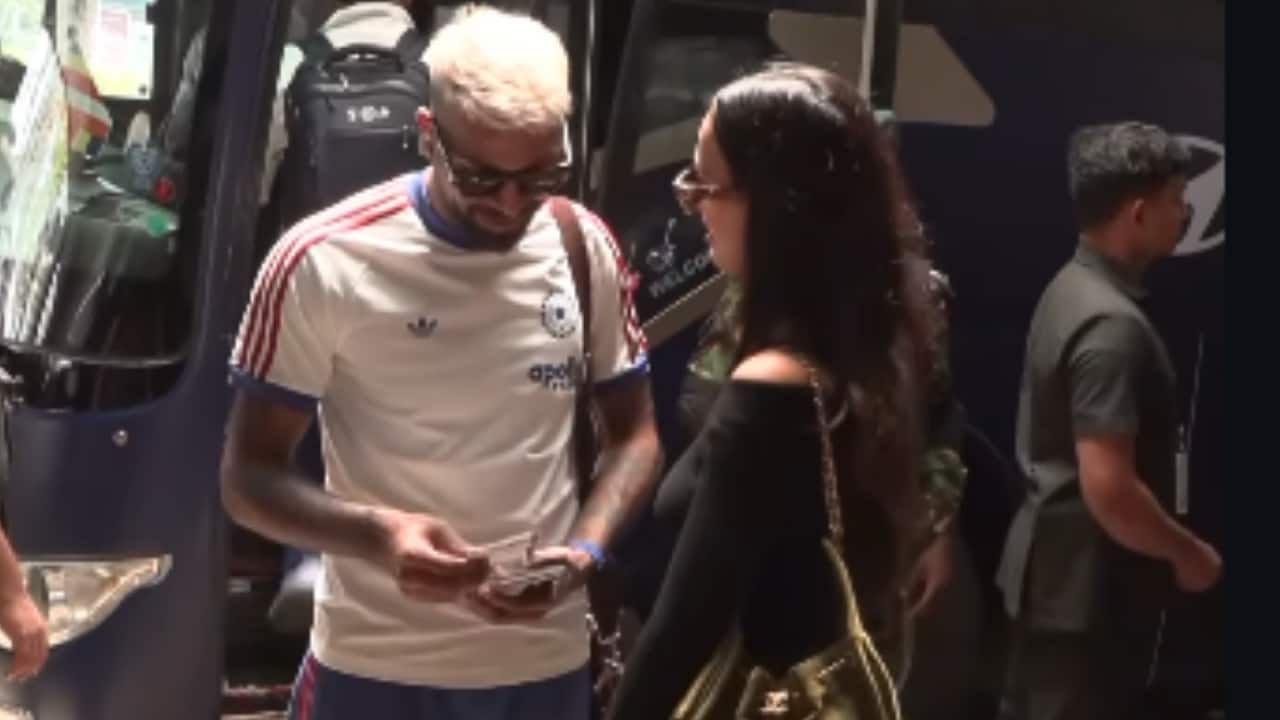 Hardik Pandya spotted with Mahieka Sharma at Colombo airport after ...