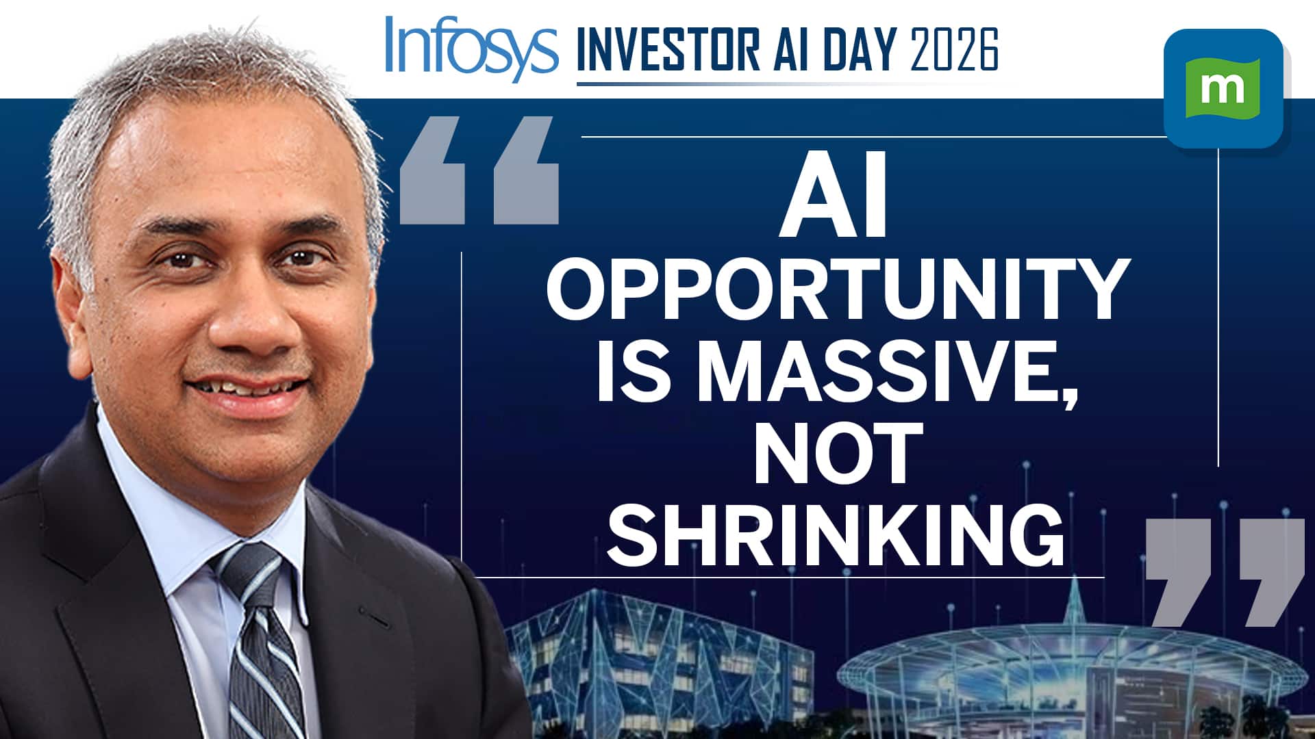 Infosys CEO Salil Parekh at Investor AI Day 2026 | Massive AI Growth ...