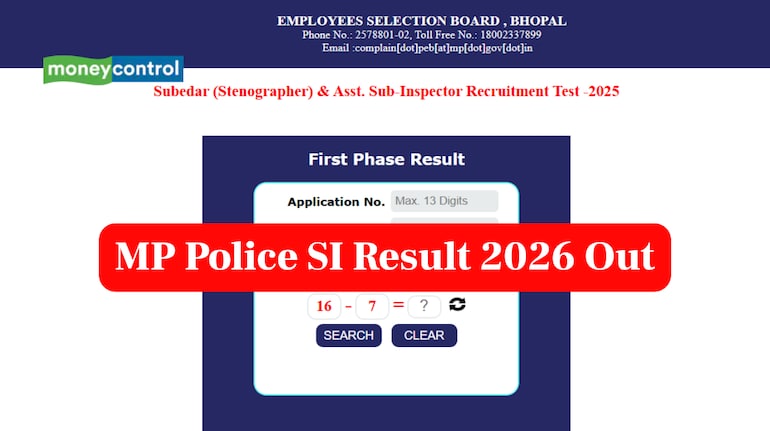 MP Police SI Result 2026 Out @esb.mp.gov.in, Link to Download Here