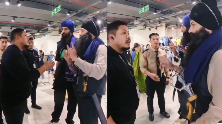 Sikh men argue with Zudio manager in Manipur over carrying kirpans ...