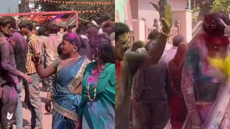 ‘Dark side of Braj ki Holi’: Viral video shows men harassing women ...