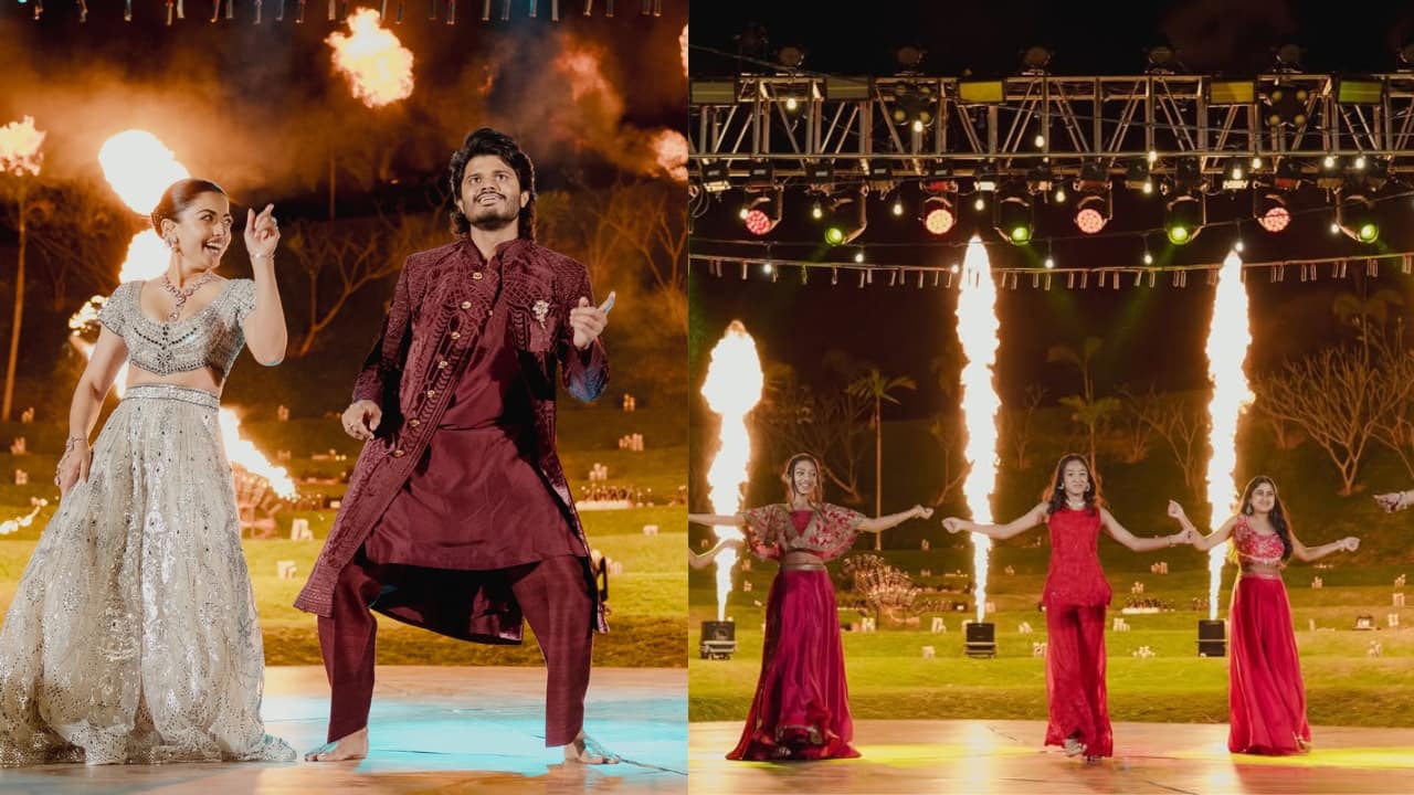 Rashmika Mandanna dances with brother-in-law Anand Deverakonda, her ...