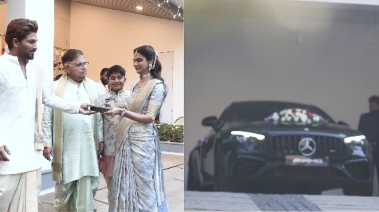 Allu Arjun surprises wife Sneha Reddy with Luxury Mercedes on 15th ...