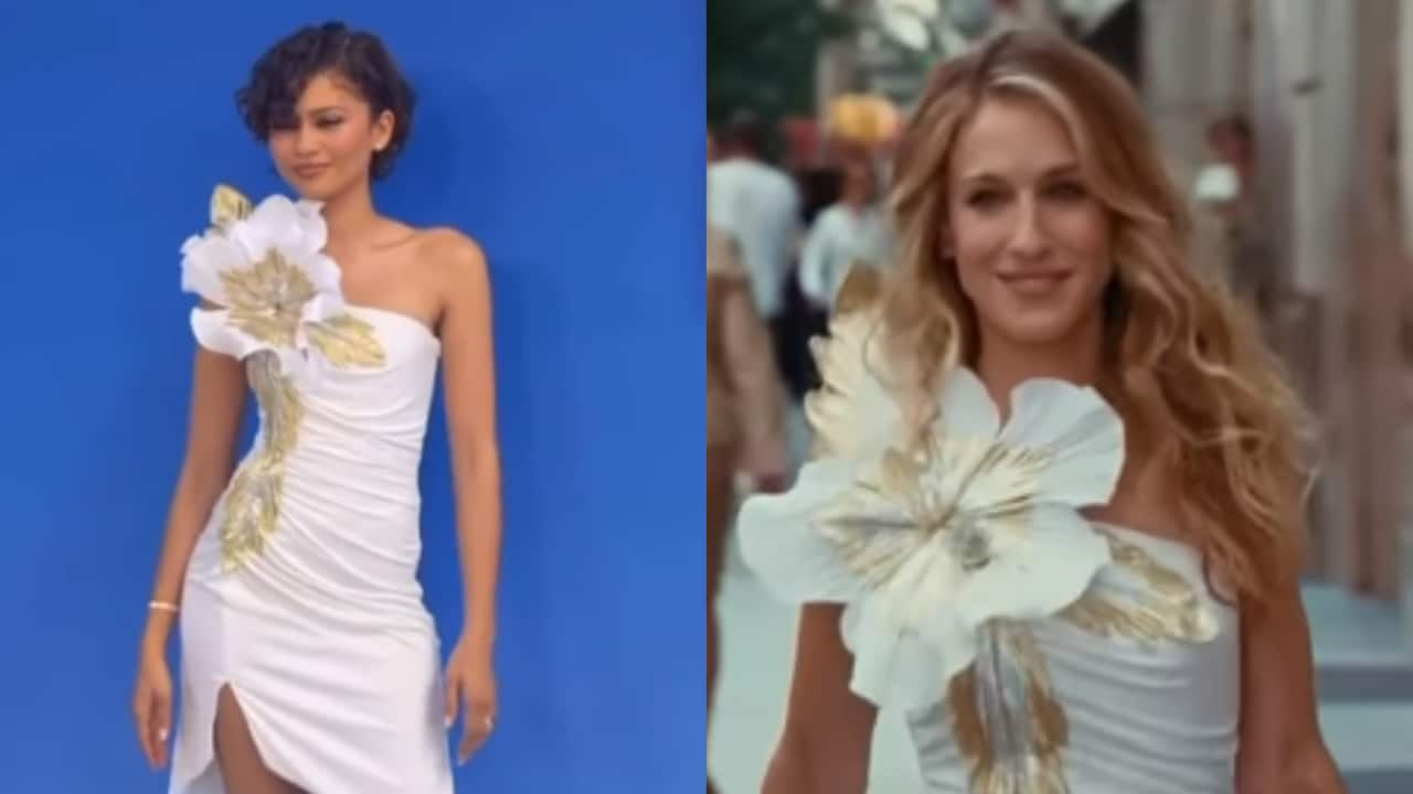 Zendaya channels Whitney Houston inspired vintage minidress at Essence ...