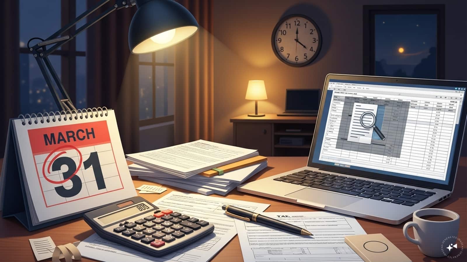 Key tasks taxpayers should complete before the March 31 deadline