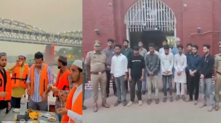 Varanasi Iftar row: Boat party on Ganga ends in 14 arrests after ...