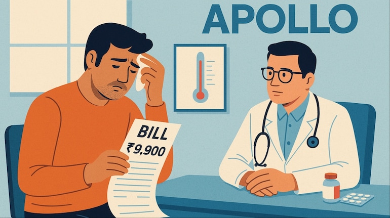 Man with light fever goes to Apollo Clinic, ends up with Rs 9,900 bill ...