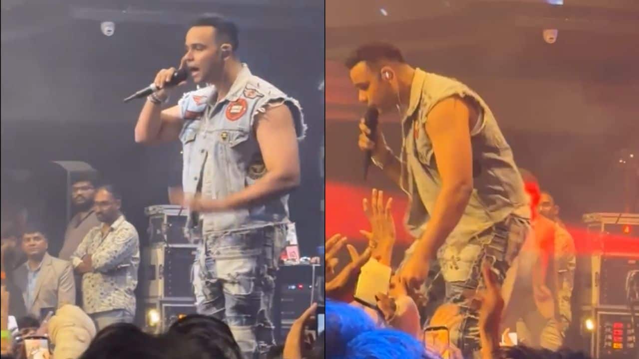 Arpit Bala spits on a fan mid-performance after a bottle-throwing ...
