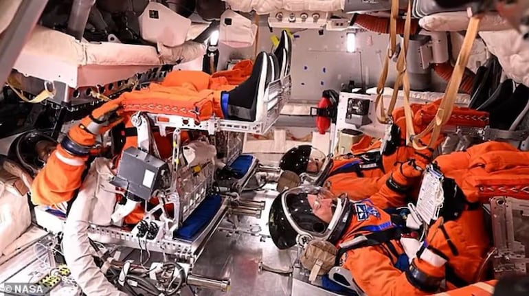 How cramped is a trip to the Moon? Inside the surprisingly small Orion ...