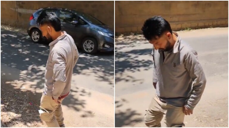 Days after Chandigarh, man found standing motionless on Bengaluru ...