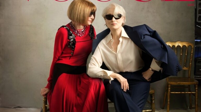 Meryl Streep and Anna Wintour share iconic Vogue cover as Miranda ...