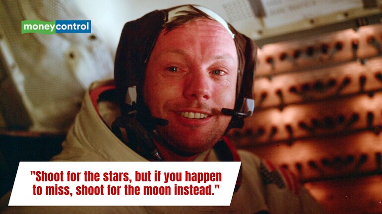 Proverb of the Day by Neil Armstrong: "Shoot for the stars, but if you ...