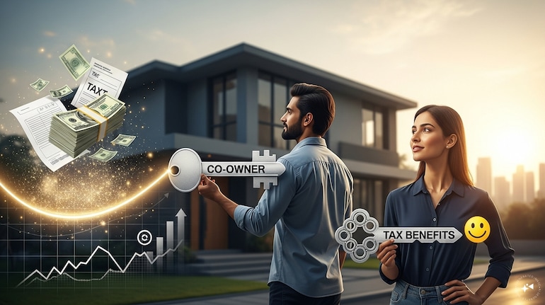 Can a co-owner claim tax benefits under Sections 80C and 24(b) even if ...