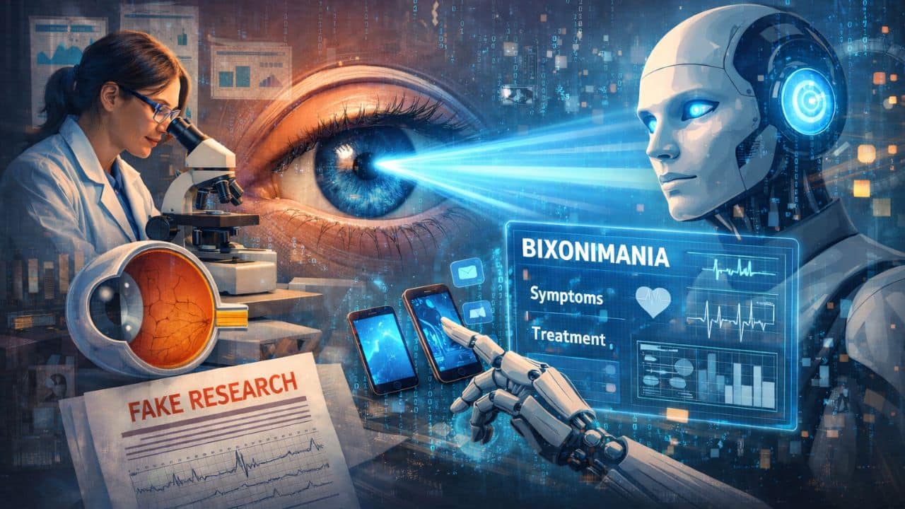 Scientists created fake illness caused by blue light, AI believed it ...
