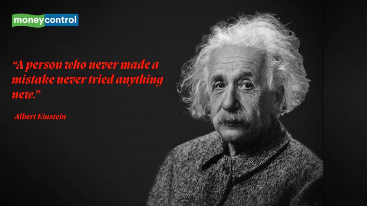 Quote of the day by Albert Einstein, "“A person who never made a ...