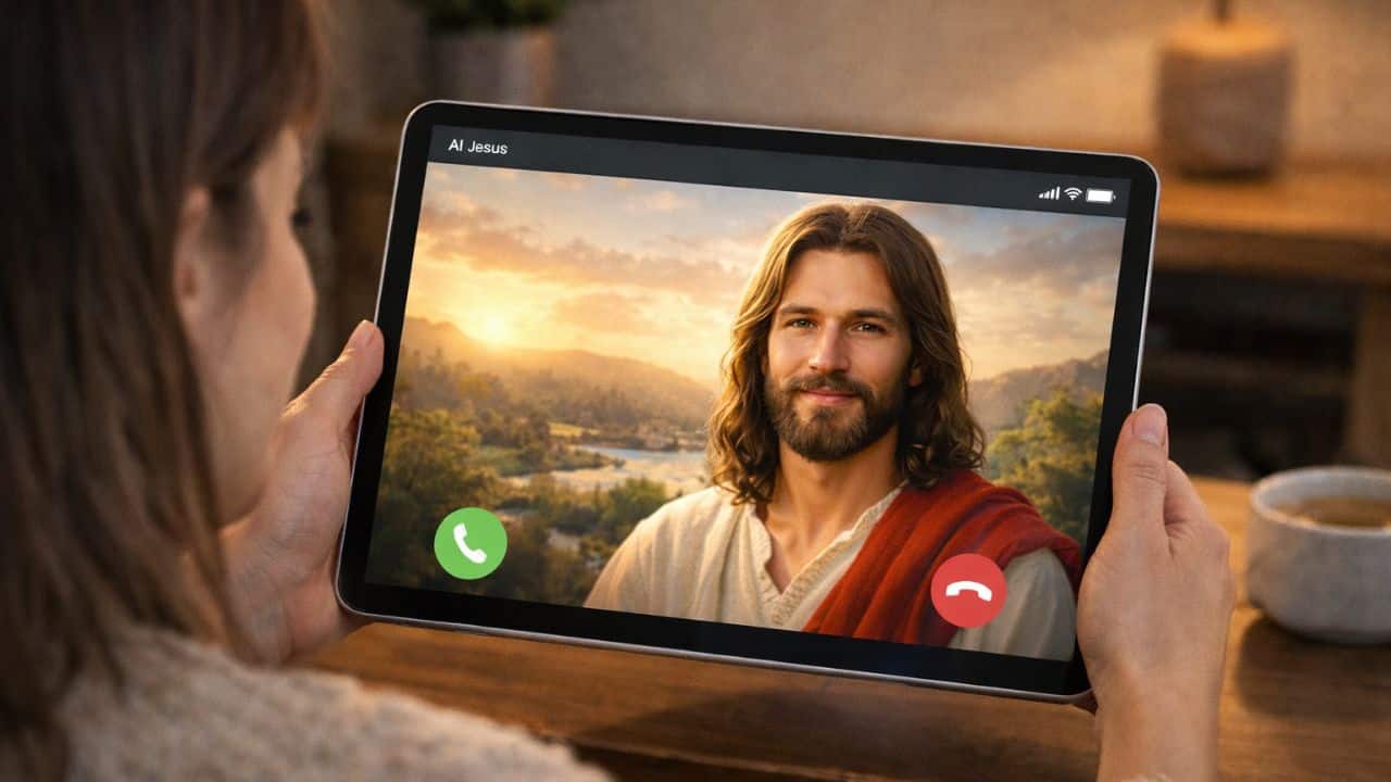 AI site lets users video call ‘Jesus’ for Rs 186 a minute