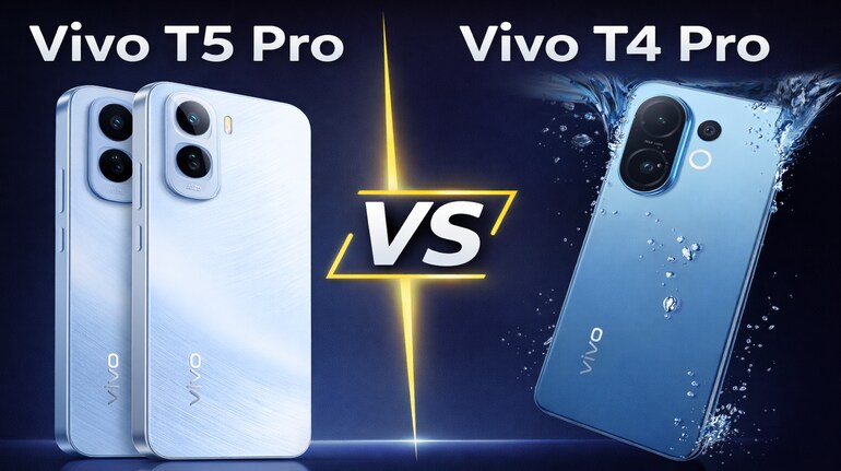Vivo T5 Pro vs Vivo T4 Pro: Price in India, display, battery and performance compared