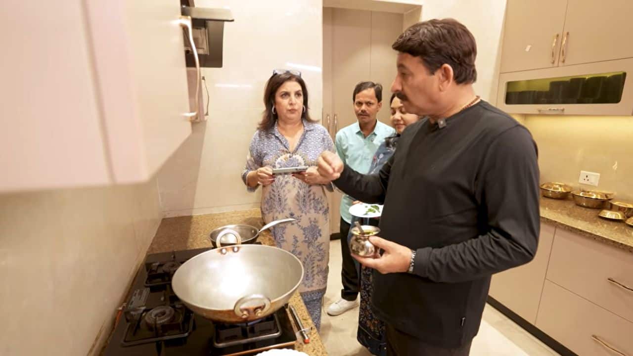 Farah Khan’s vlog offers a peek into Manoj Tiwari’s elegant Delhi ...