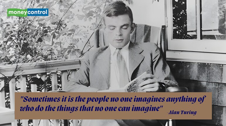 Quote of the Day by Alan Turing, "Sometimes it is the people no one ...