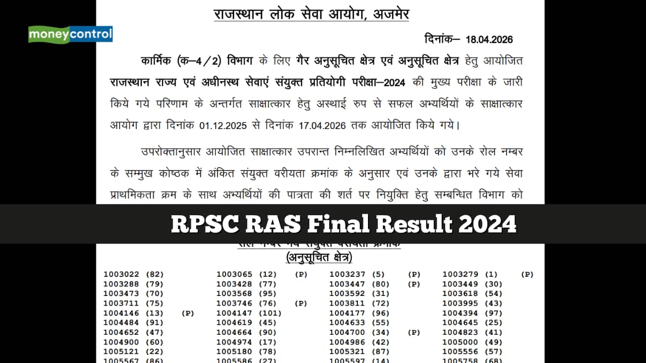 RPSC RAS Final Result 2024 declared @ rpsc.rajasthan.gov.in; Dinesh ...