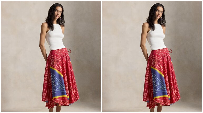 After jhumka row, Ralph Lauren criticised for Bandhani-style skirt ...