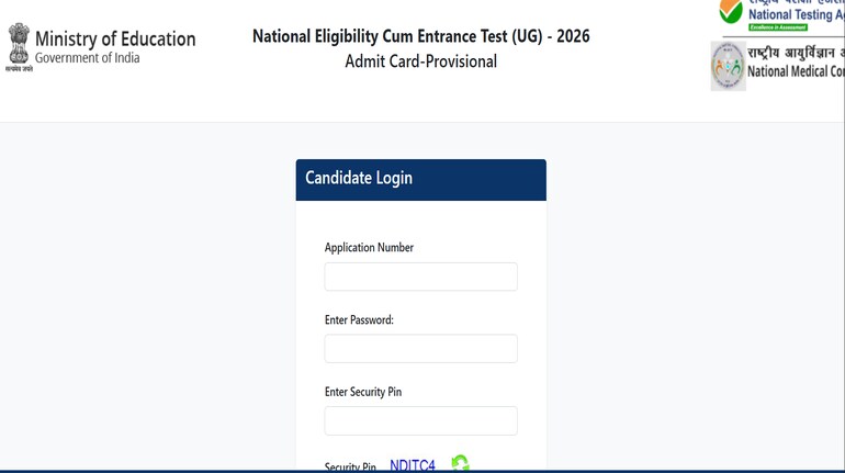NEET Admit Card 2026 released @ neet.nta.nic.in, direct link to ...