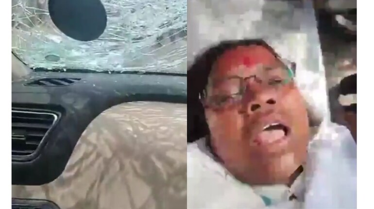 TMC MP Mitali Bag seen on stretcher after vehicle attack, cries for ...