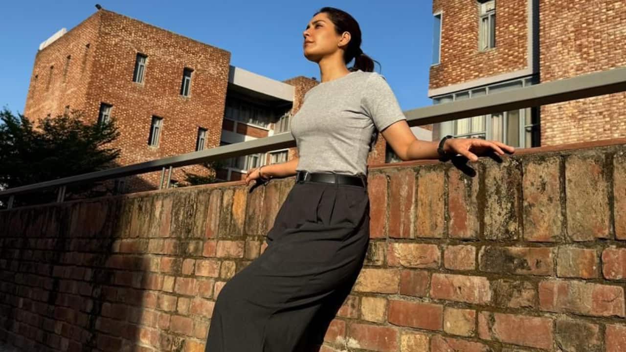 Raashii Khanna teases ‘Lukkhe’ with BTS glimpses, hints at complex ...