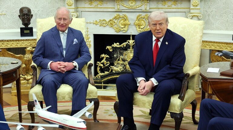 'You’d be speaking French': King Charles jokes with Trump at state dinner