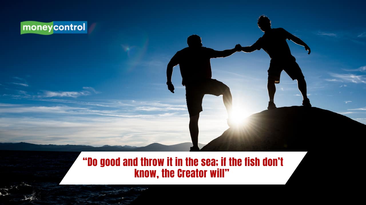 Arabic proverb of the day: "Do good and throw it in the sea, if the ...