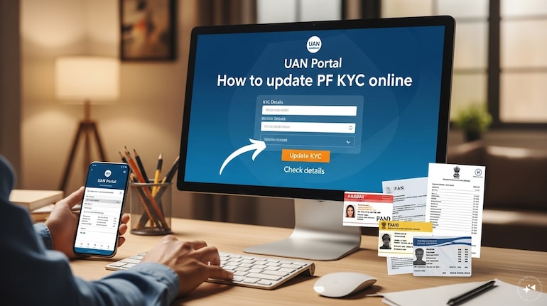 How to update PF KYC online through the UAN portal. Check details