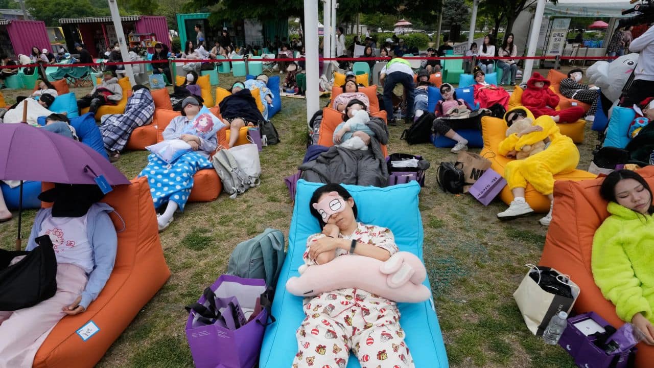 South Korea hosts unique 'nap contest' to promote rest in busy work ...