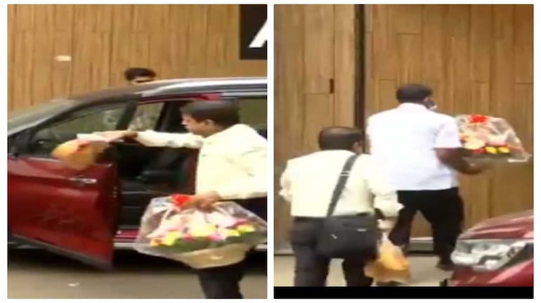 Vijay’s astrologer Radhan Pandit visits his home with bouquet as TVK ...